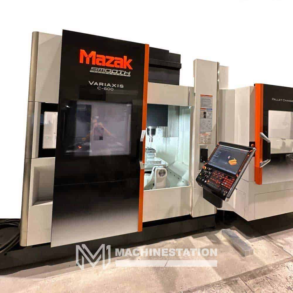 Used Mazak Variaxis C-600 5 Axis CNC Vertical Machining Center ...