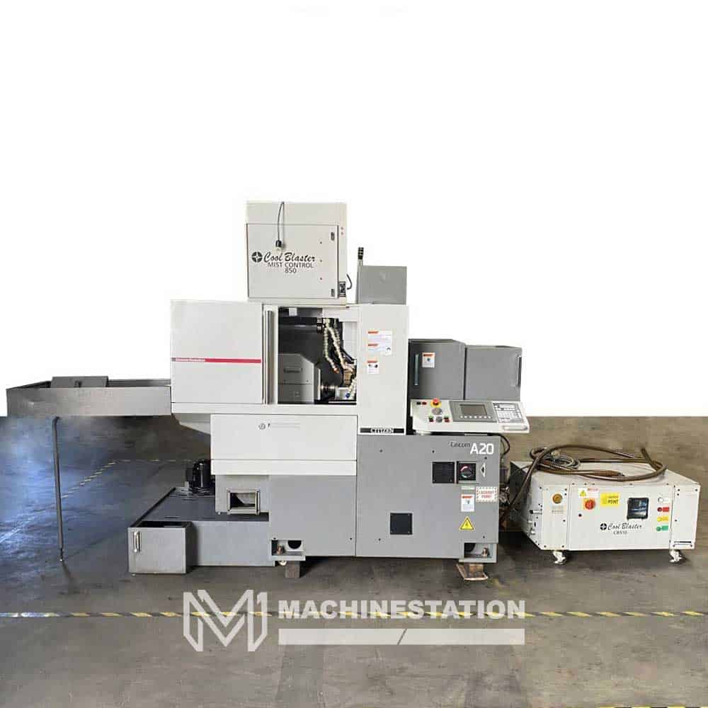 Used Citizen Cincom A20VIIPL Swiss-Type Lathe (2014) | Advanced CNC Turning