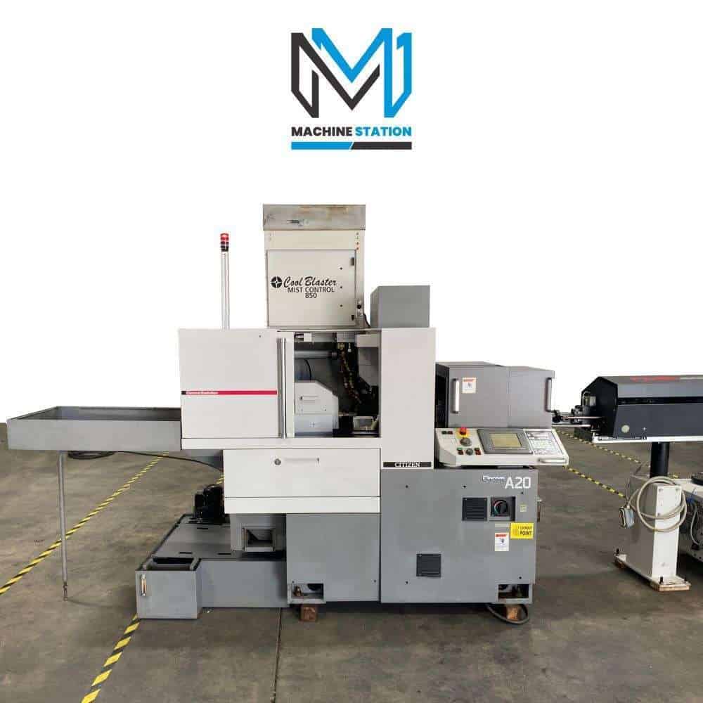 Citizen Cincom A20VIIPL CNC Swiss Screw Type Automatic Lathe Turning ...