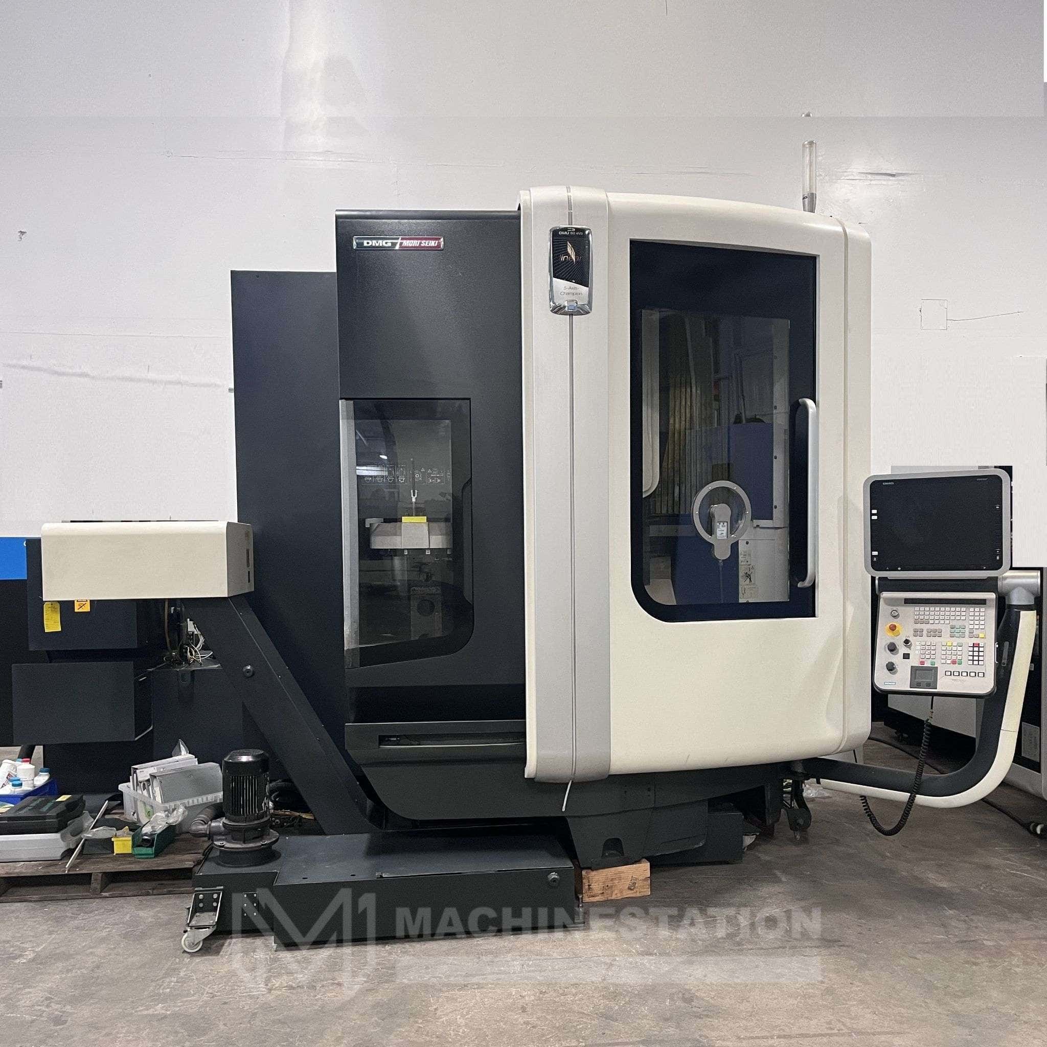 Buy Used DMG Mori DMU 60 eVo Linear 5-Axis CNC Mill for Precision (2013)