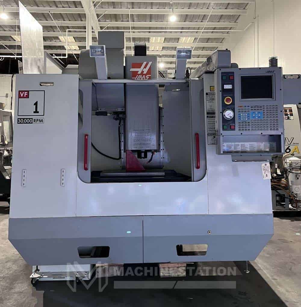 Buy Used Haas VF-1D CNC Vertical Machining Center With 30,000 RPM Mill ...