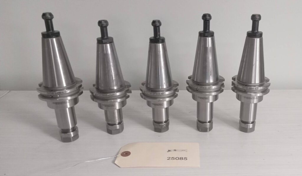 5x lot of 5 Accupro ER16 Cat40 Tool Holders 4 inch and 3.5 ...