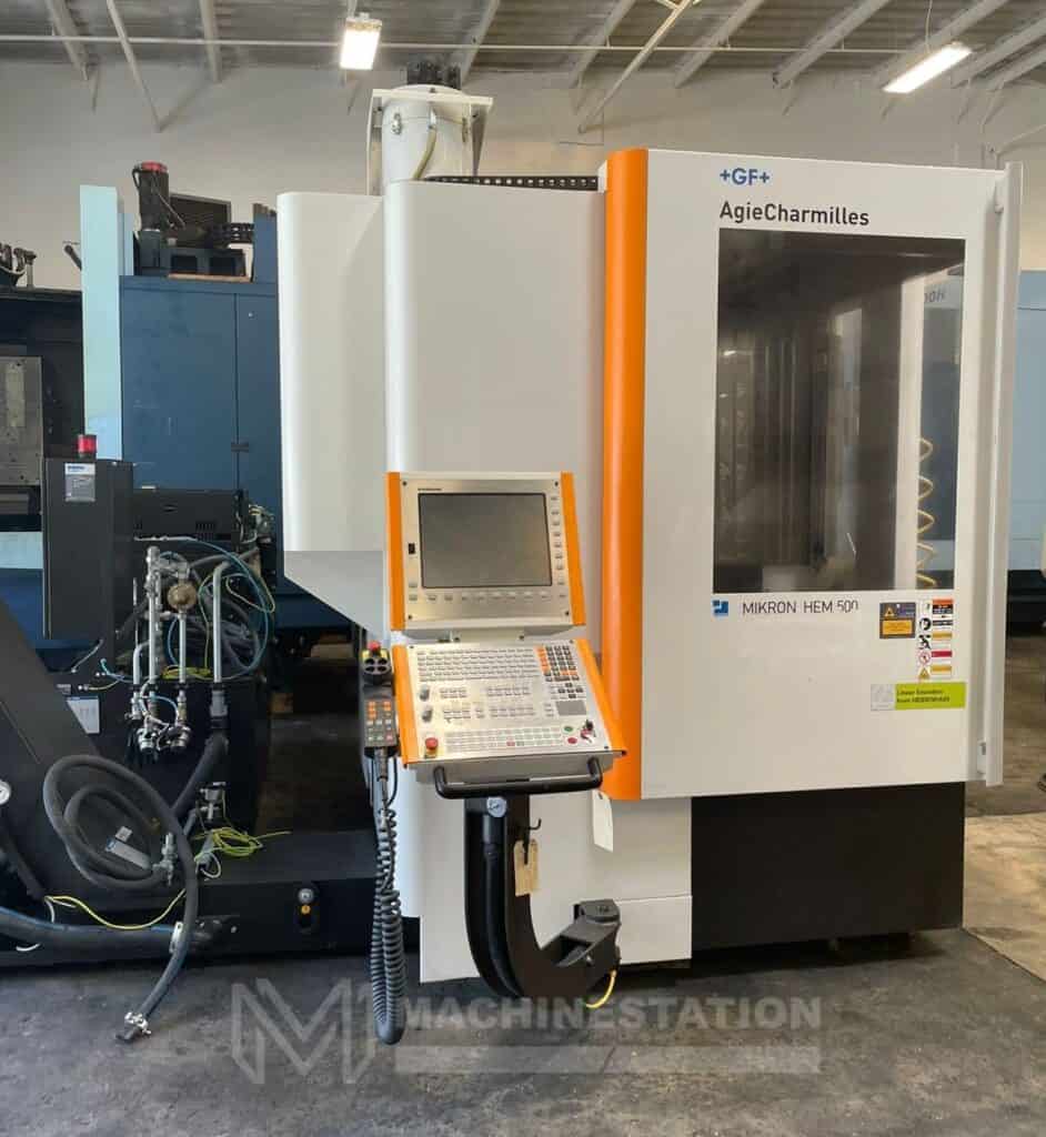 Mikron Hem 500U 5-Axis CNC Vertical Machining Center