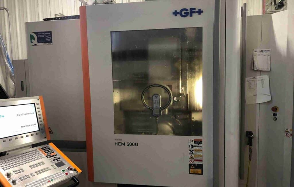 Micron HEM 500U 5 Axis Vertical Machining Center- Mill