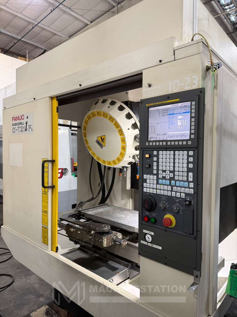 Used Fanuc Robodrill α-T21iFL CNC Drill Tap Center | Versatile Milling ...
